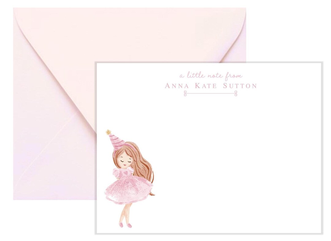 Birthday Thank You Cards for Girls Girls Birthday Thank You Cards Girls ...