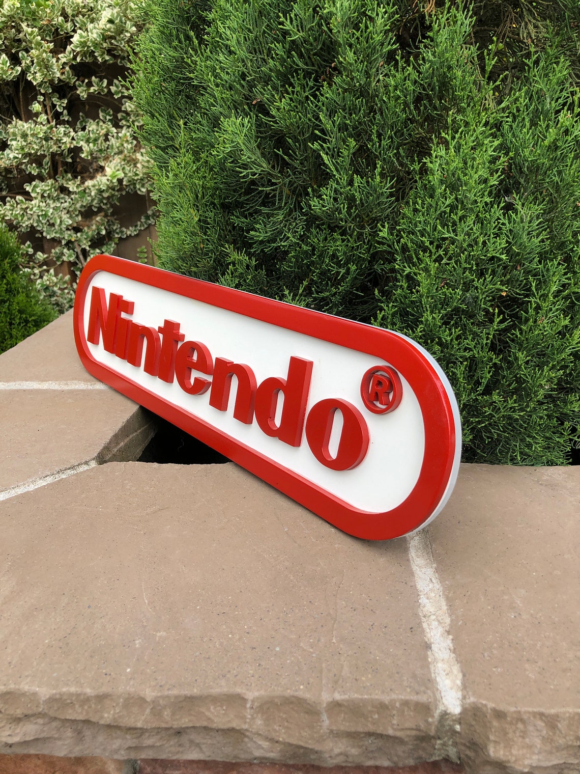 Gift Idea Nintendo Sign Nintendo Wall Plaque Gaming Decor | Etsy