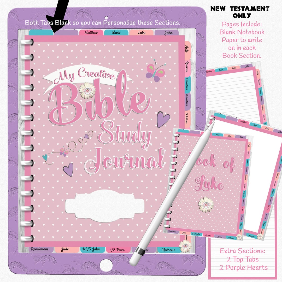 New Testament Creative Digital Bible Study Journal (for iPad With ...