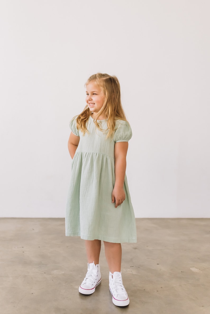 Heirloom Dress Muslin Baby Clothes Simple Flower Girl Dress - Etsy