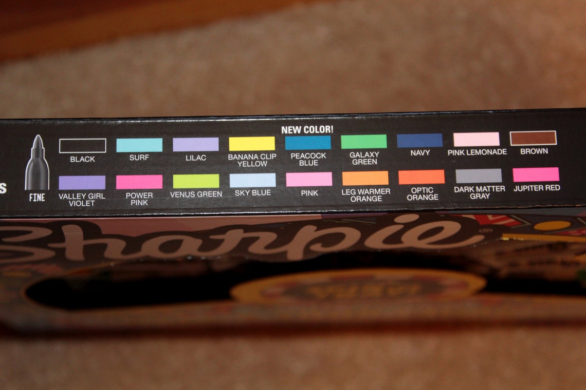 30 Count Wheel of Fortune Sharpie Markers LIMITED EDITION Spin the ...