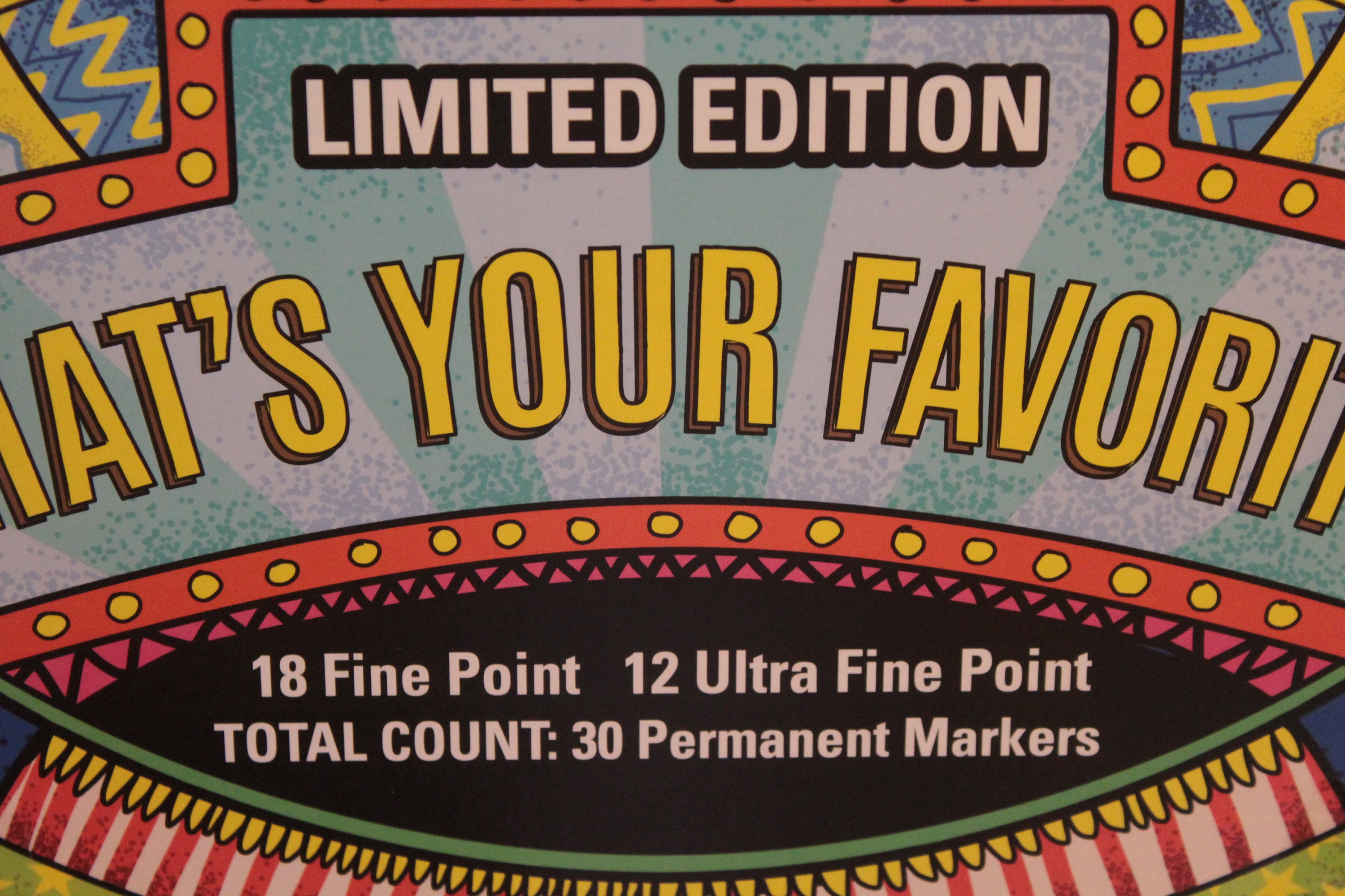 30 Count Wheel of Fortune Sharpie Markers LIMITED EDITION Spin the ...