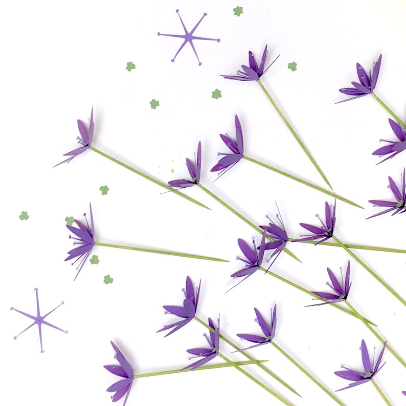 Paper Flower Template, Giant Allium for Cutting Machines (SVG, DXF) - Etsy