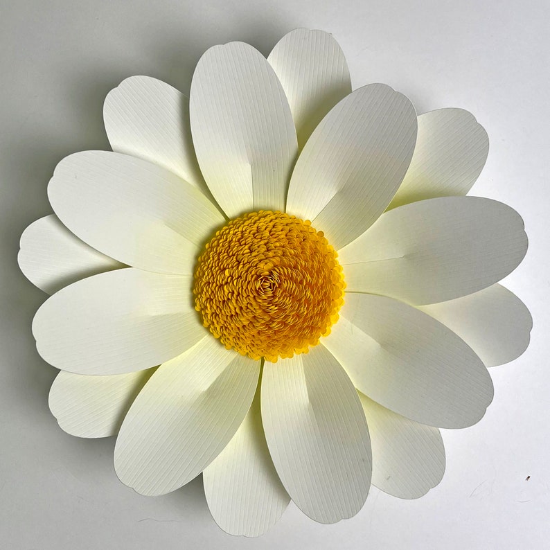 3D Paper Daisy Flower SVG Cutting File for Cricut and - Etsy Canada