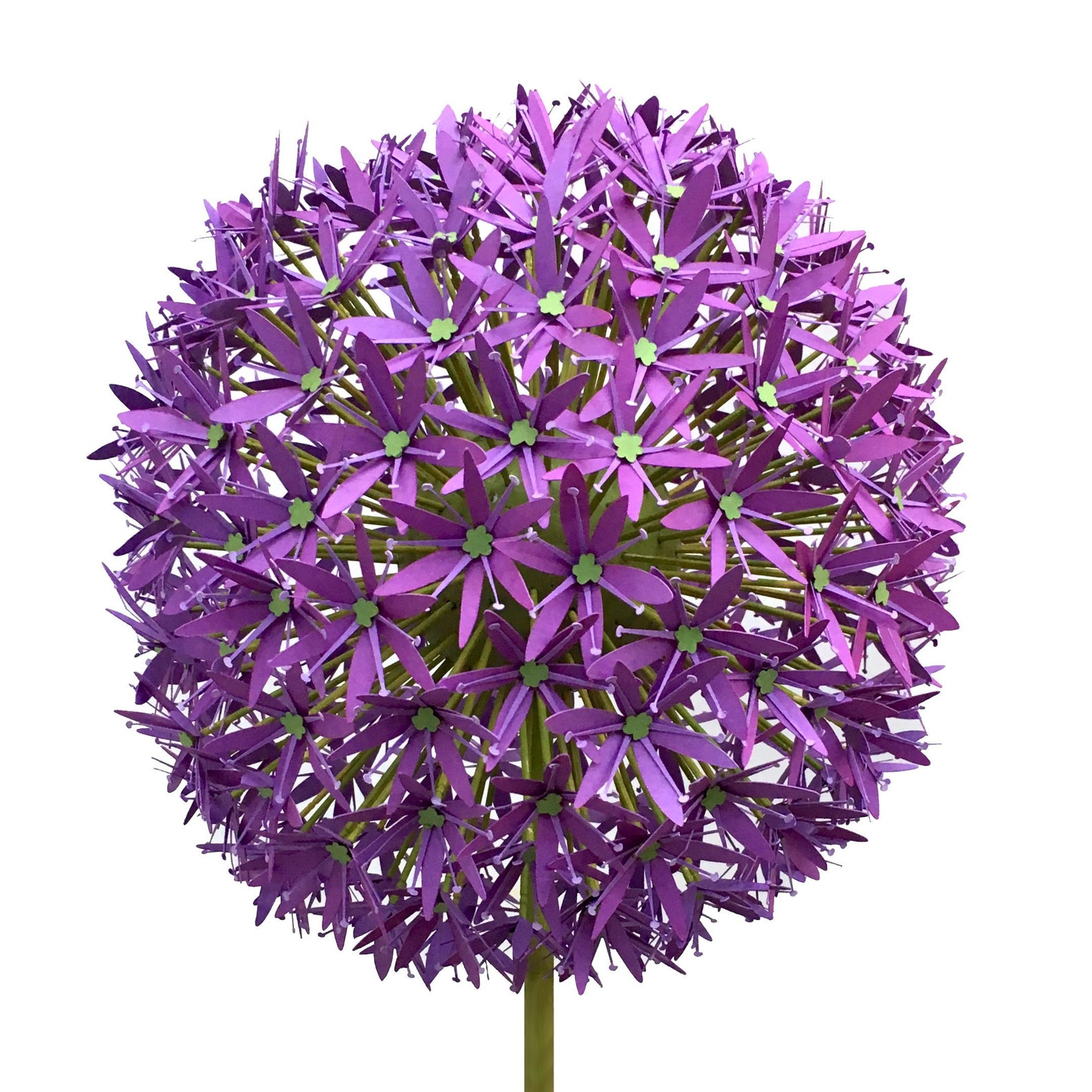 Paper Flower Template Giant Allium for Cutting Machines SVG | Etsy