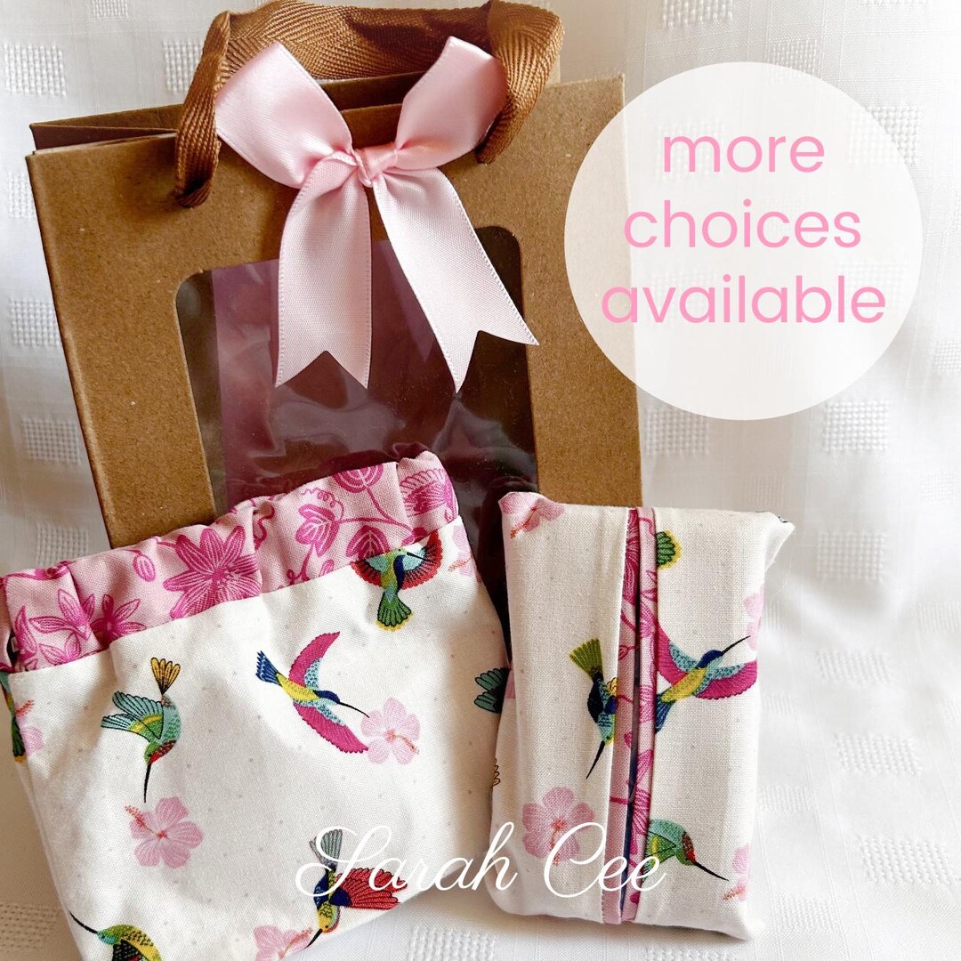 Snap Pouch & Travel Tissues Gift Set, Snap Pouch, Tissue Holder, Gift ...