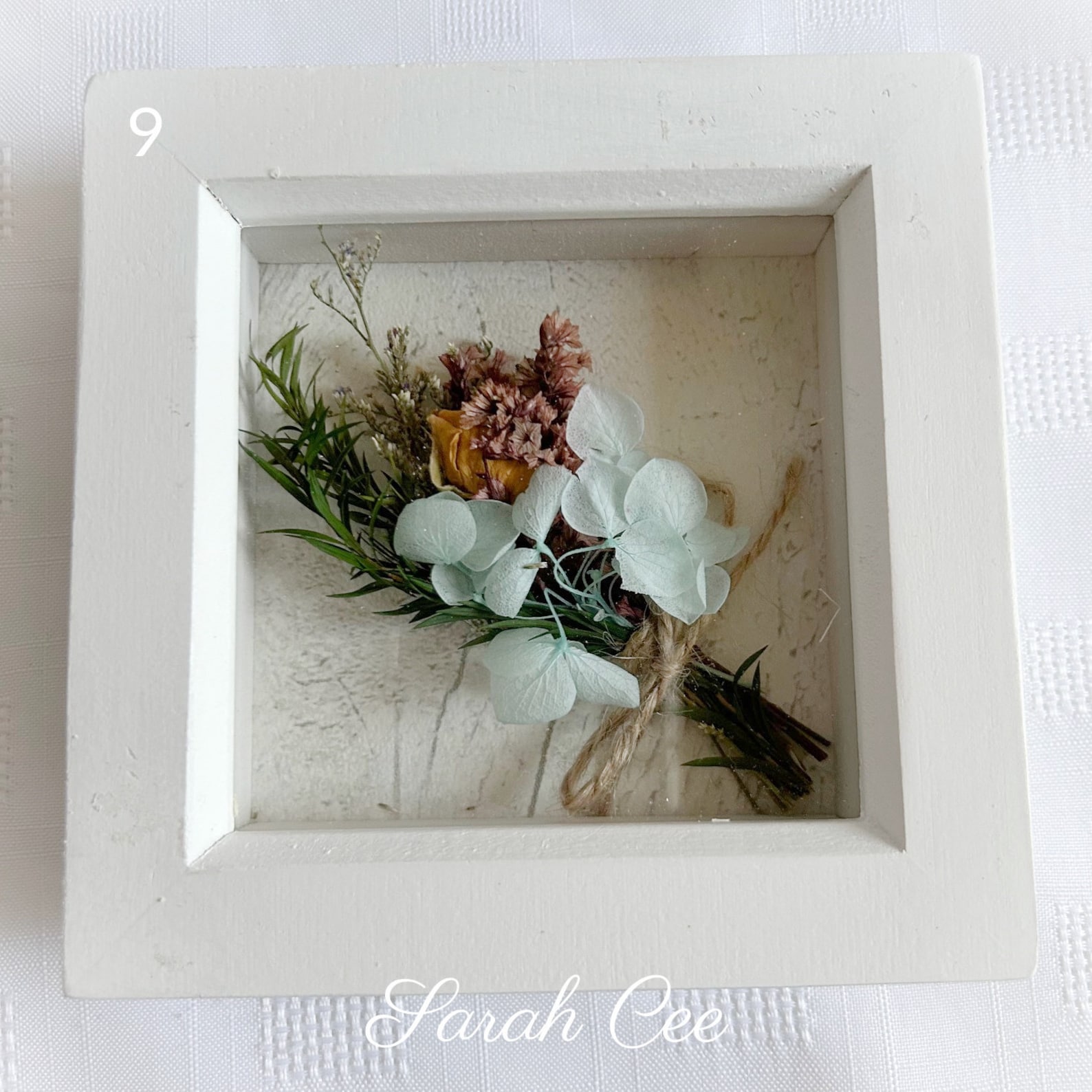 3D Box Frame Dried Flower Arrangements, Dried Flower Arrangement, Dried ...