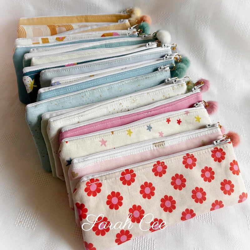 Small Slim Pencil Case - Etsy