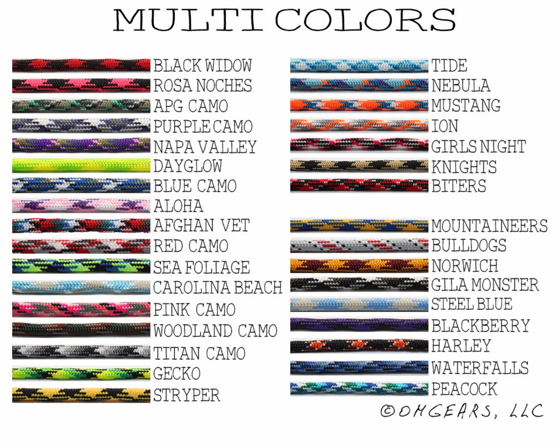 Custom Color Combination Paracord Handles | Etsy
