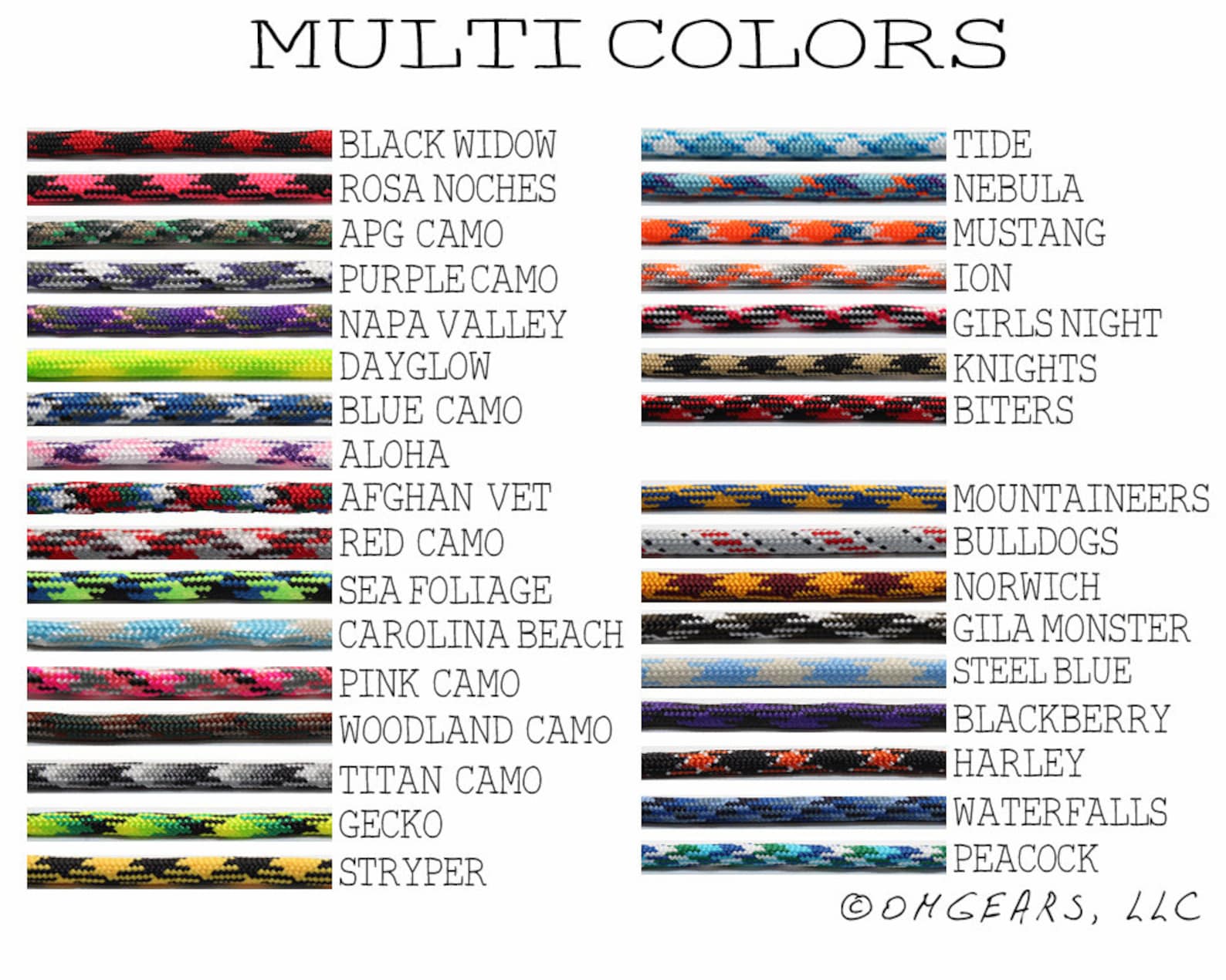 Custom Color Combination Paracord Handles | Etsy