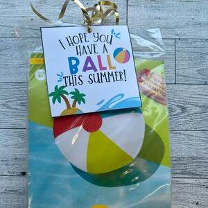 Beach Ball Party Favor, End of Year Student Gift, Summer Party Favor ...