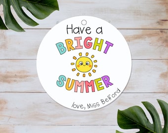 Have a Bright Summer End of Year Tags - Etsy