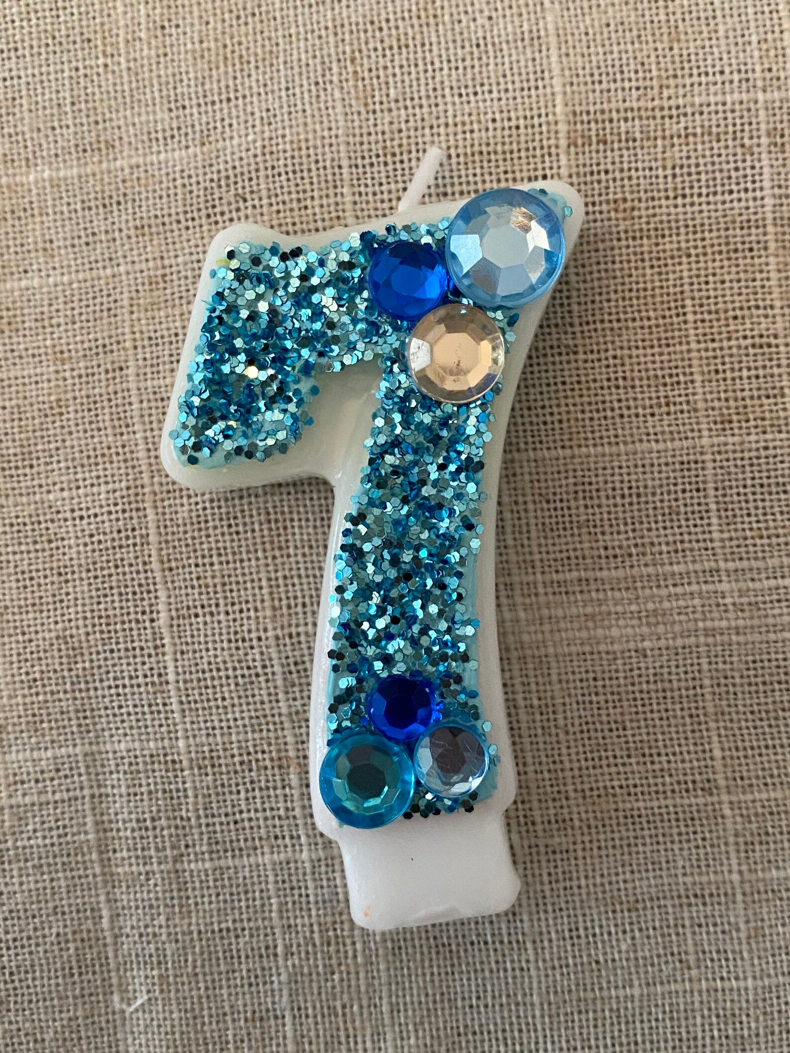 Birthday Candle Blinged Out Number Candle SINGLE DIGIT | Etsy