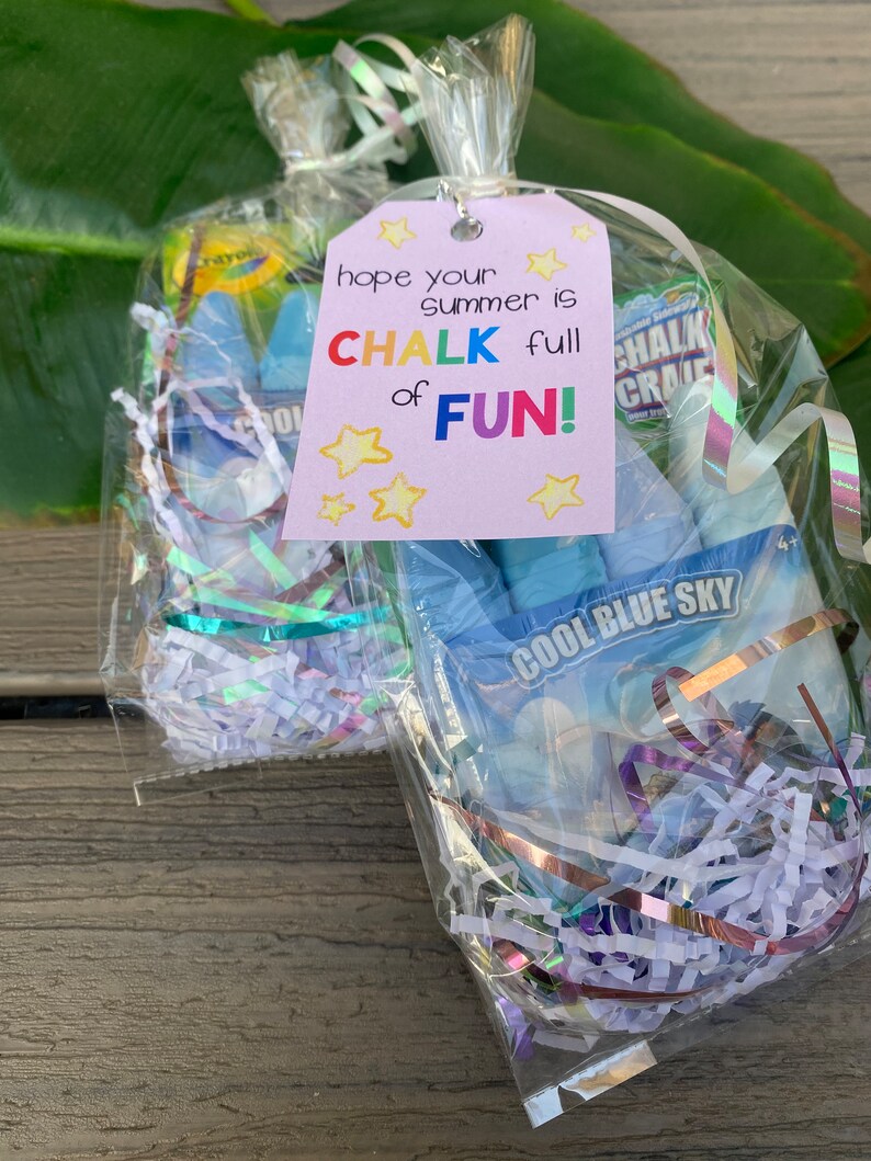 End of Year Student Gift, Chalk Party Favor, End of School Gift, Goody ...