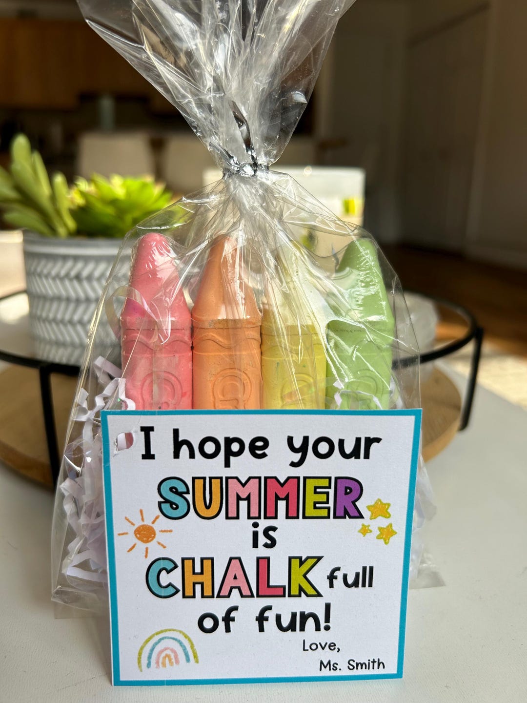 End of Year Student Gift, Chalk Party Favor, End of School Gift, Goody ...