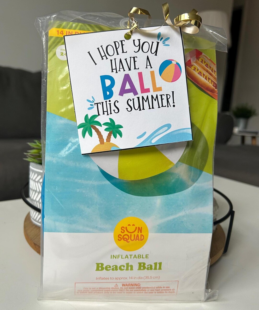 Beach Ball Party Favor, End of Year Student Gift, Summer Party Favor ...
