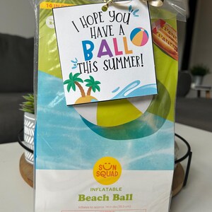 Beach Ball Party Favor, End of Year Student Gift, Summer Party Favor ...
