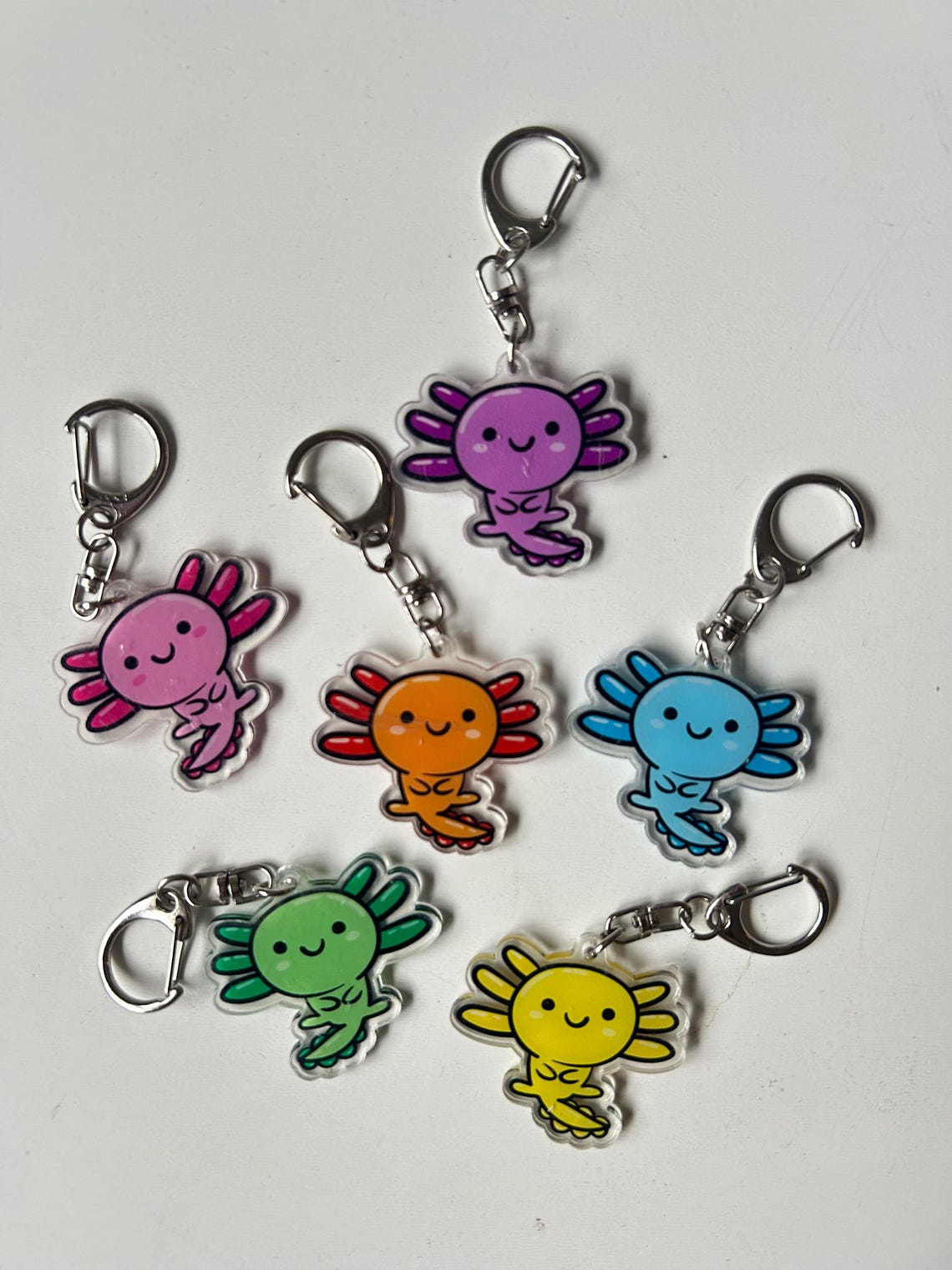 Axolotl Keychain, End of Year Student Gift, Axolotl Party Favor, End of ...