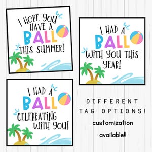 Beach Ball Party Favor, End of Year Student Gift, Summer Party Favor ...