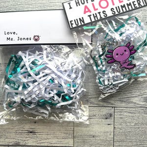 Axolotl Keychain, End of Year Student Gift, Axolotl Party Favor, End of ...
