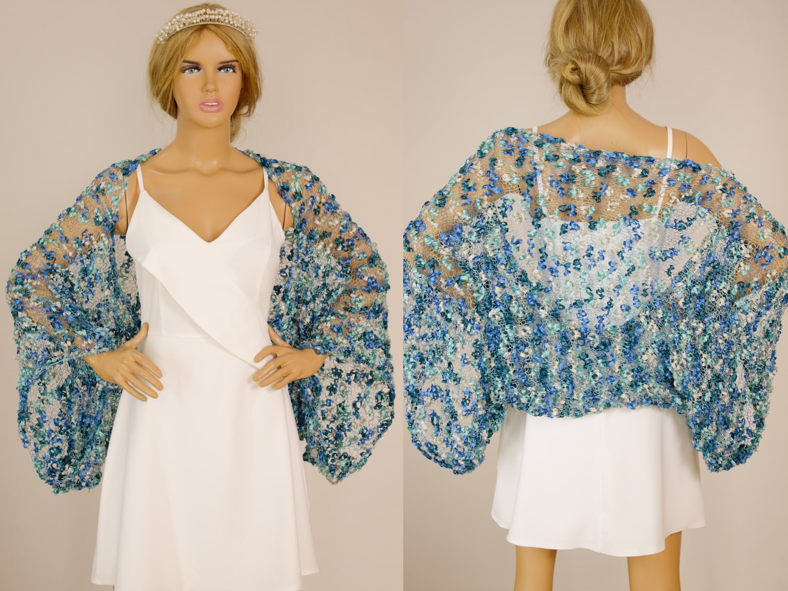 Wedding Shrug Knit Gold Shrug Cover Ups Shawls Wraps Long Sleeve ...