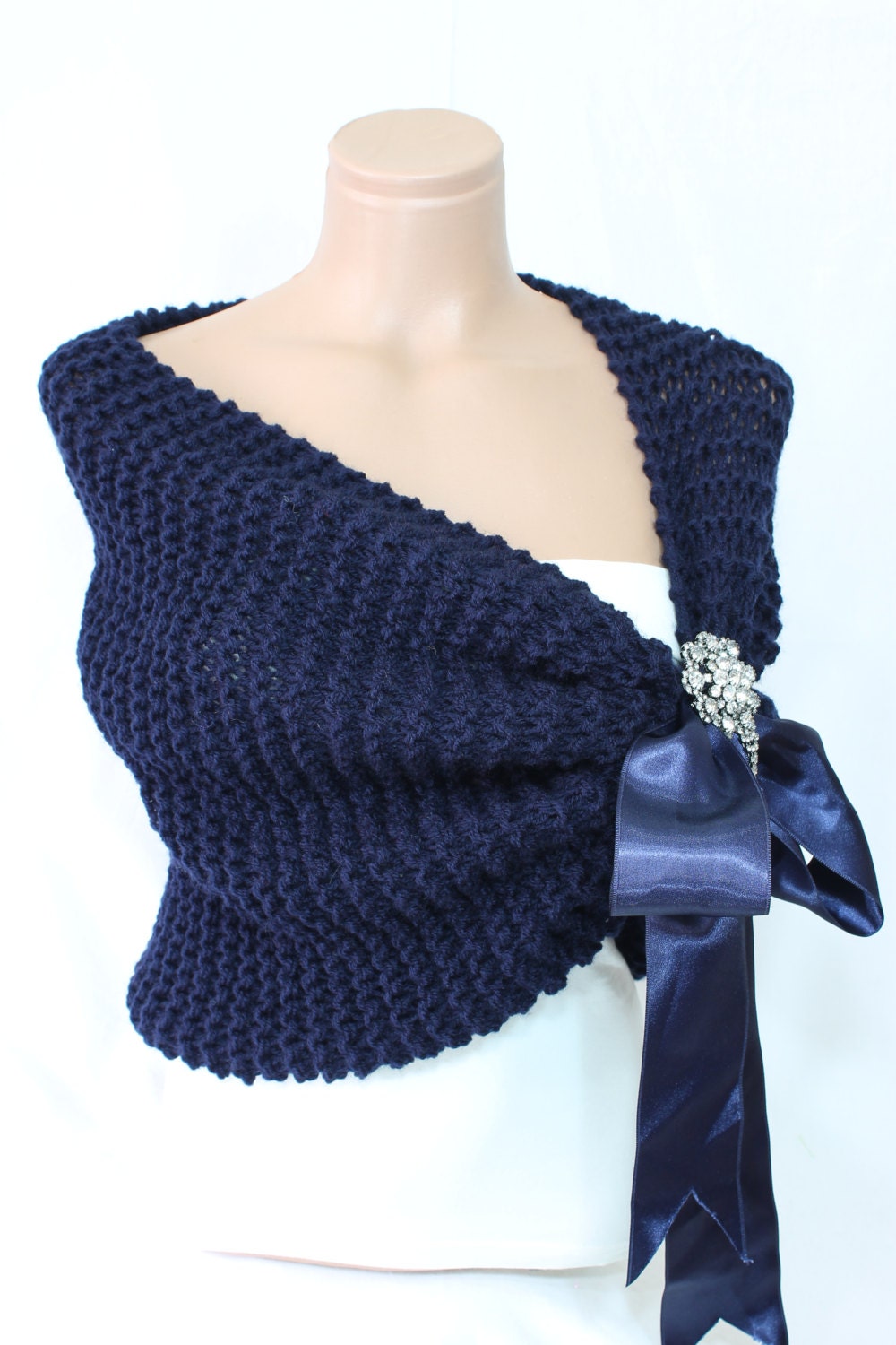 Navy Wedding Shawl Bridal Shawl Bridal Wedding Stole Navy | Etsy