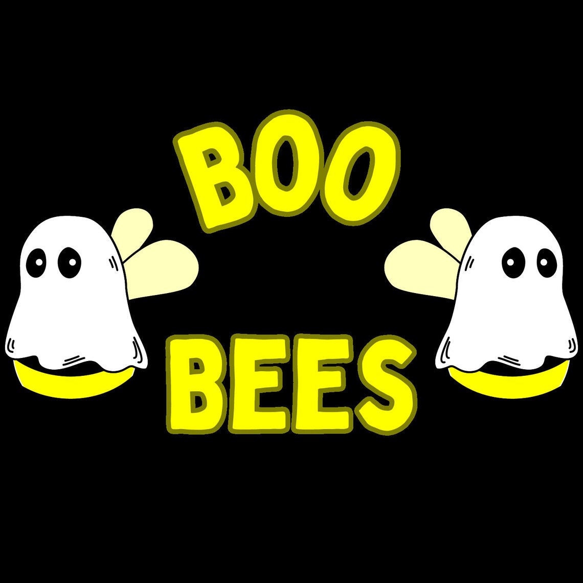 Halloween Funny Boo Bees SVG File for Cricut Funny Halloween Tshirt ...