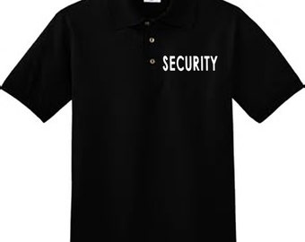 Security Polo Shirt | Etsy