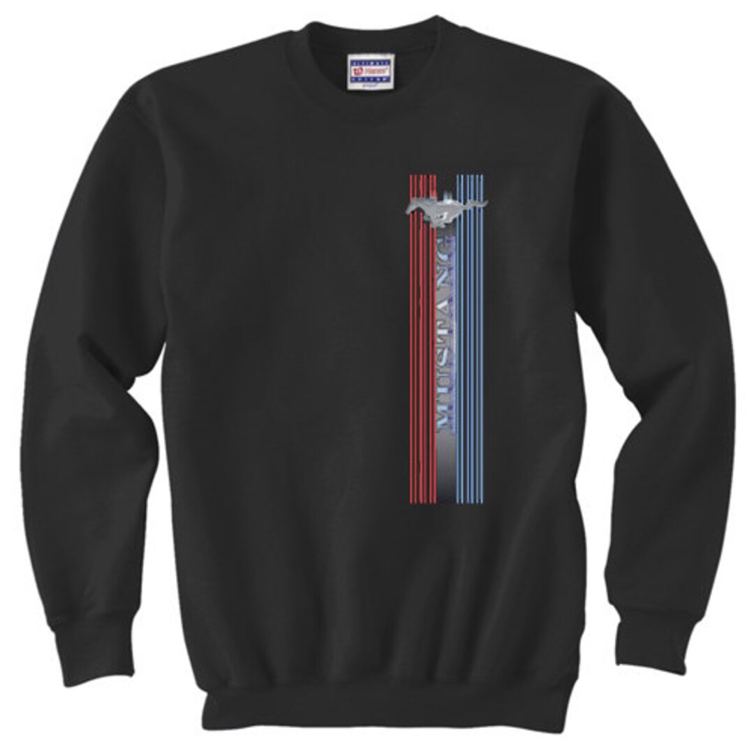 Crewneck Sweatshirt / Ford Mustang Stripe - Etsy