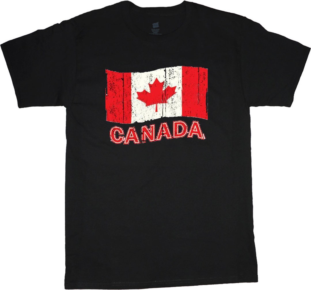 Men's T-shirt - Canada - Canadian Flag T-shirt - Canadian Pride - Etsy