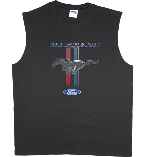 Mens Tank Top Ford Mustang Sleeveless T-shirt | Etsy