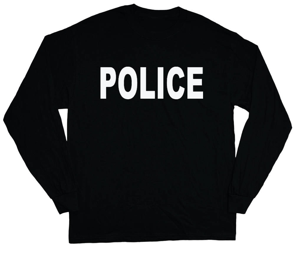 Police Decal Long Sleeve Tee Shirt - Etsy