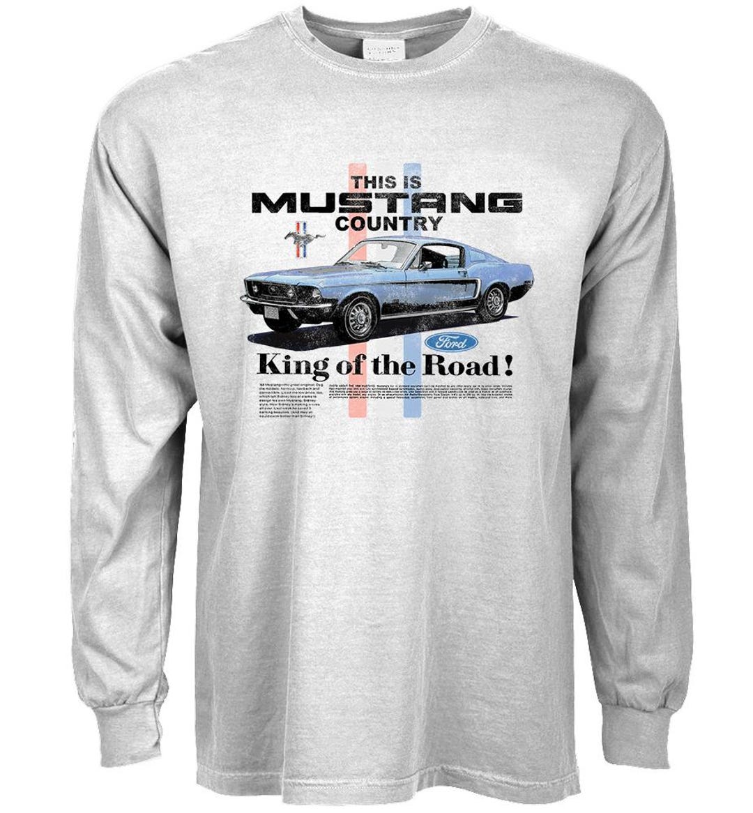 Ford Mustang Apparel Apparel Car Lover Ford Vintage Long Sleeve T ...