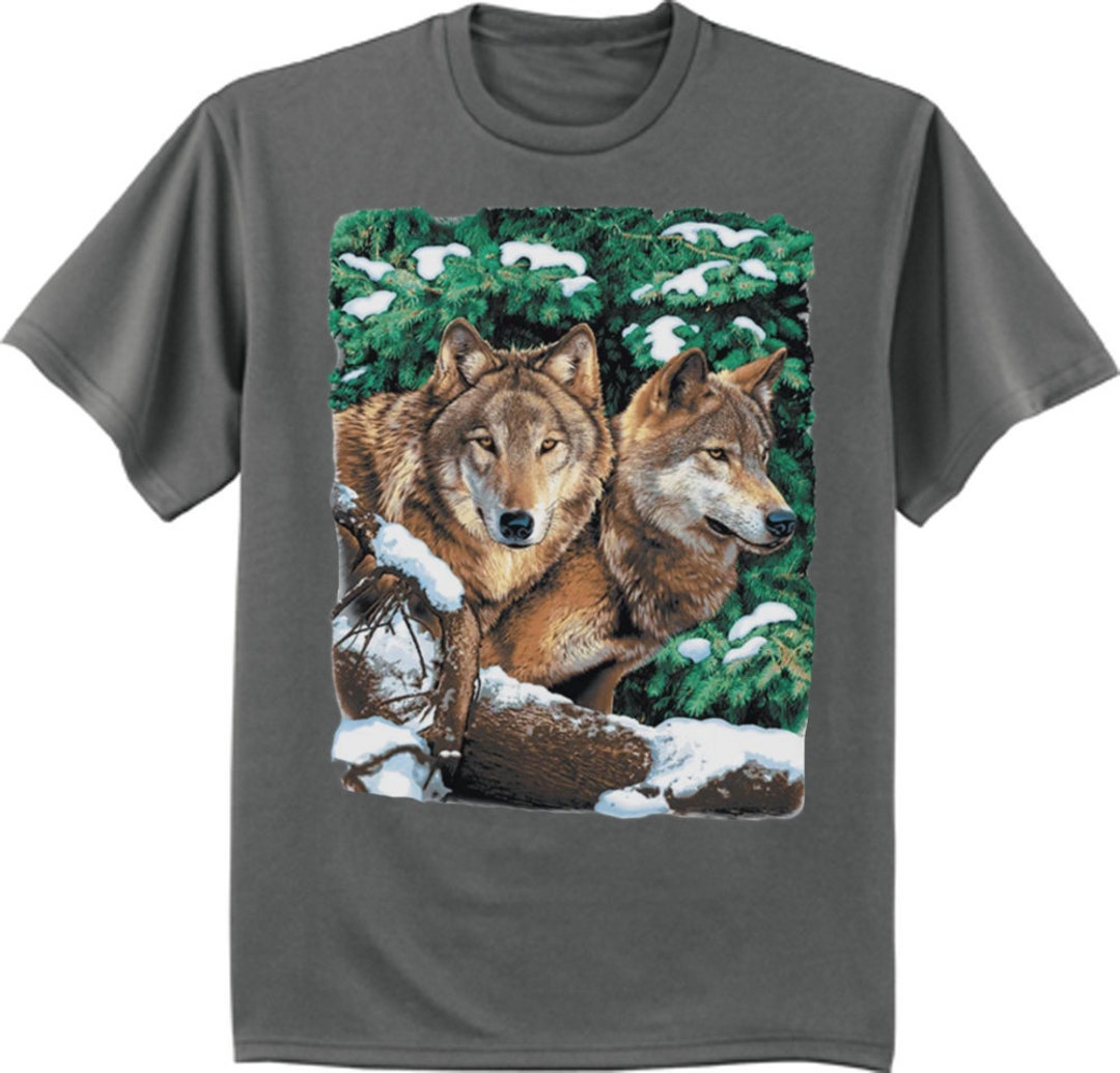 Wolf Shirts Wolves Mens Graphic Tees - Etsy