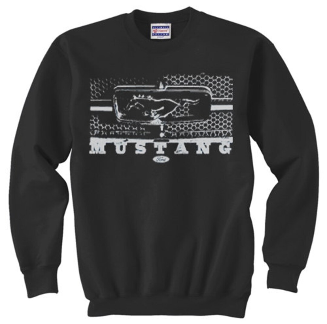 Crewneck Sweatshirt / Ford Mustang Grill - Etsy