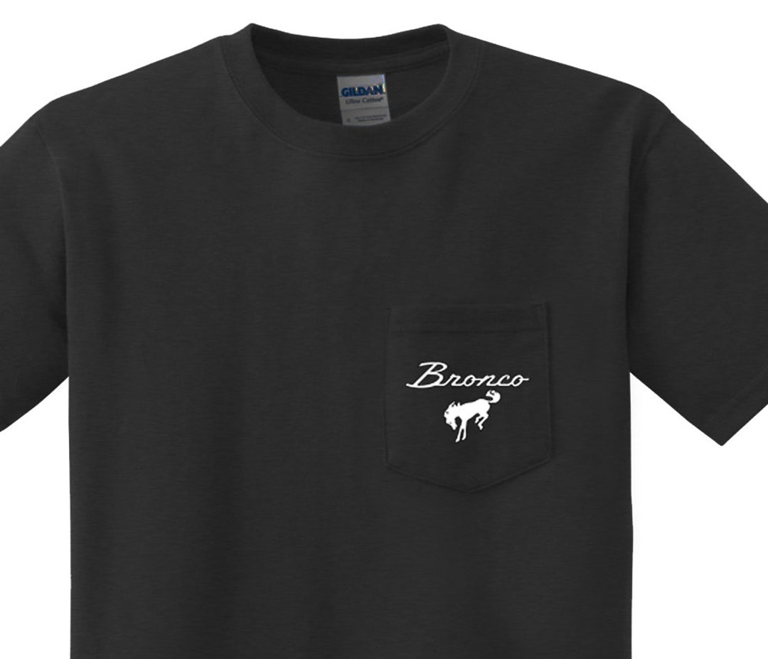 Mens Pocket Tee Shirt - Ford Bronco T-shirt - Etsy