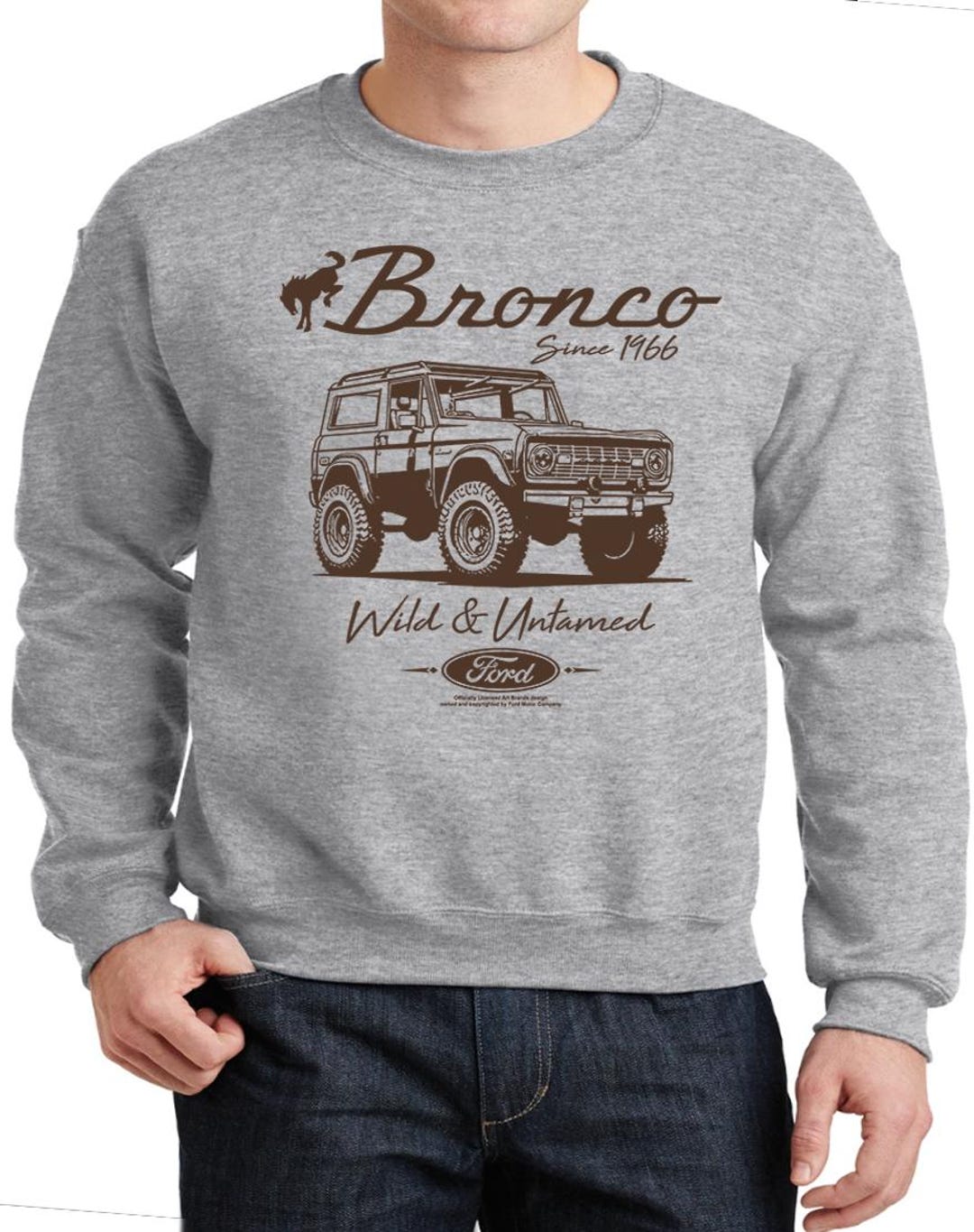 Bronco Wild and Untamed Bronco Vintage Truck Ford Graphic Design ...