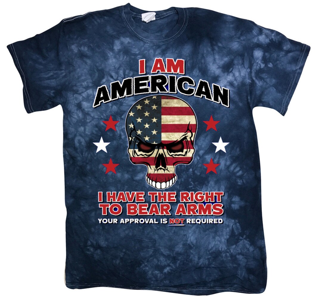 2nd Amendment Tie Dye T-shirt for Men - Etsy