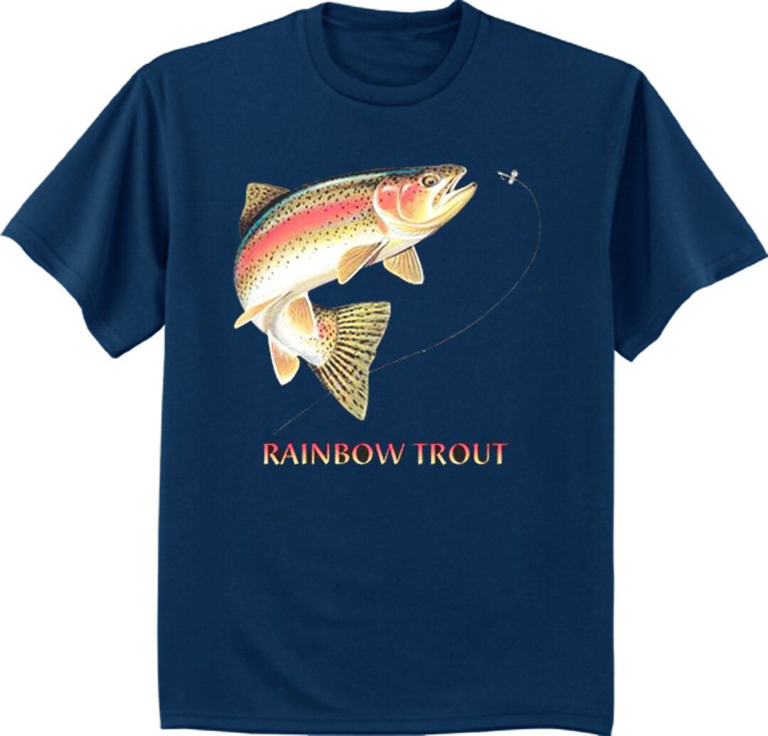 Rainbow Trout - Fishing Shirt - Etsy