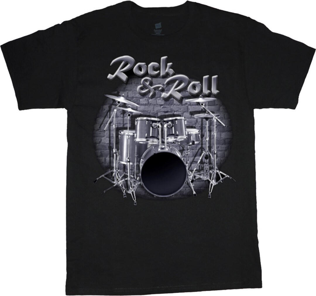 Drummer Gifts Drum Set T-shirt Mens Graphic Tees - Etsy