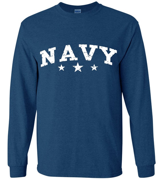 US Navy Shirt Long Sleeve Mens Gifts Graphic Tees | Etsy