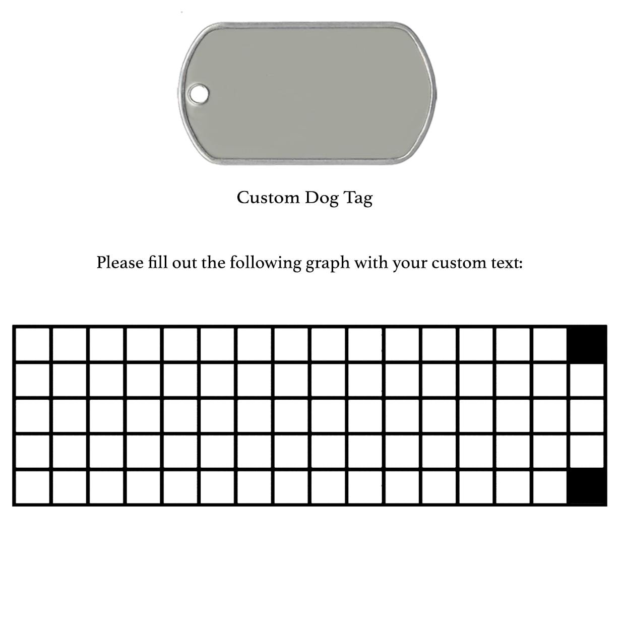 Custom Military Dog Tags Personalized Army Navy Marine Gifts Medical ID ...