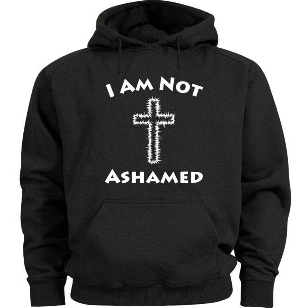 I'm Not Ashamed Religion Jesus Christian Believer Cross Graphic Design ...