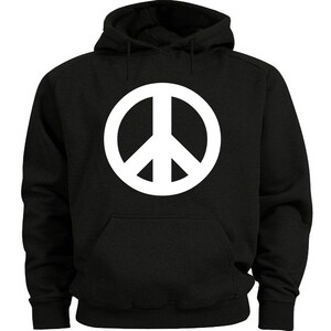 Peace Sign Hoodie Peace Symbol Sweatshirt - Etsy