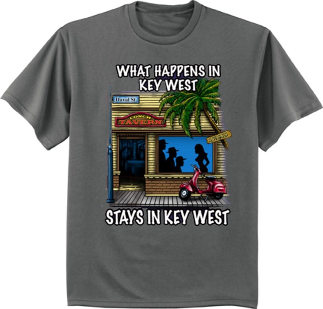 Key West Souvenir Funny T-shirt Mens Graphic Tee - Etsy