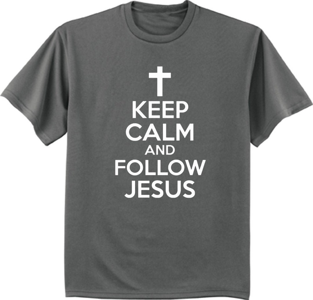 Christian Shirts Follow Jesus Mens Graphic Tees - Etsy
