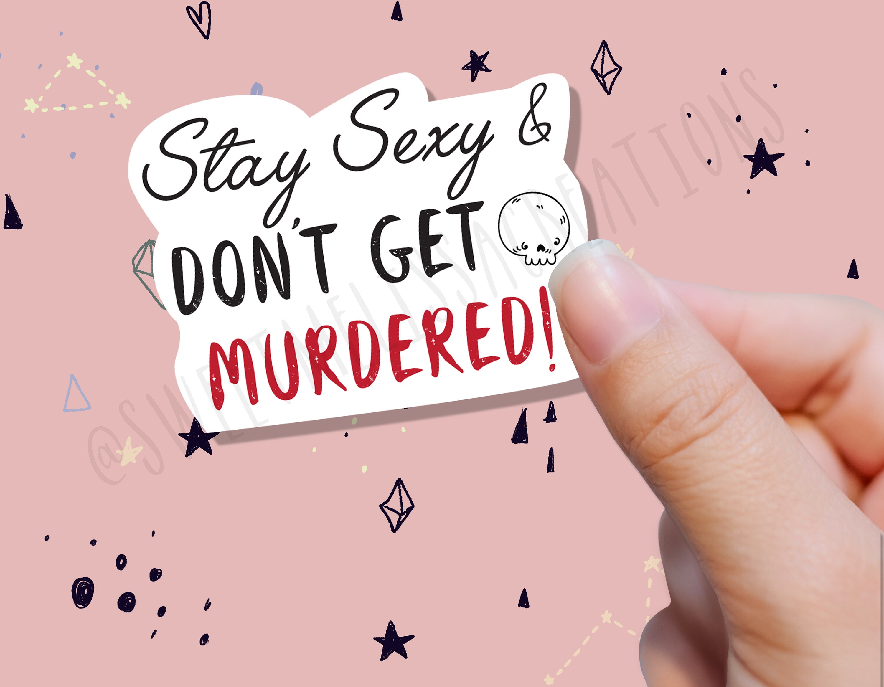 My Favorite Murder Sticker Pack / Pack of 10 / Die Cut / | Etsy