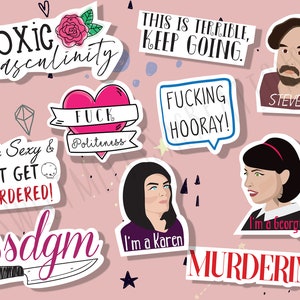 My Favorite Murder Sticker Pack / Pack of 10 / Die Cut / | Etsy