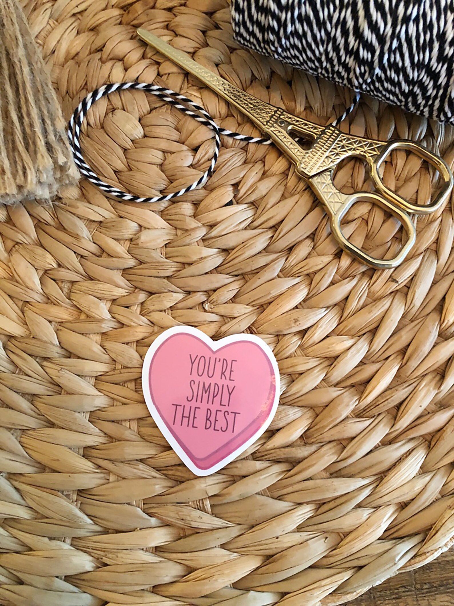 Simply the Best Sticker David Rose Weatherproof Sticker - Etsy