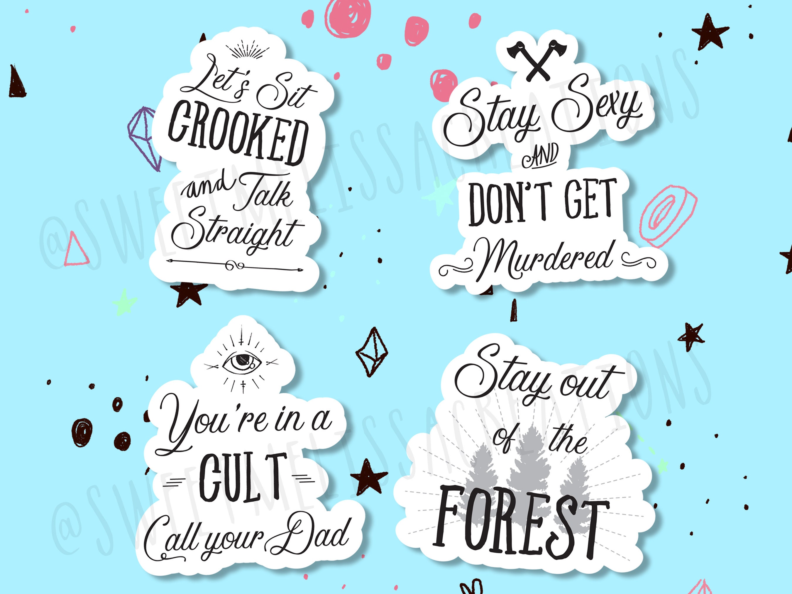 Stickers, Labels & Tags F*** Hooray My Favorite Murder Stickers Die Cut ...